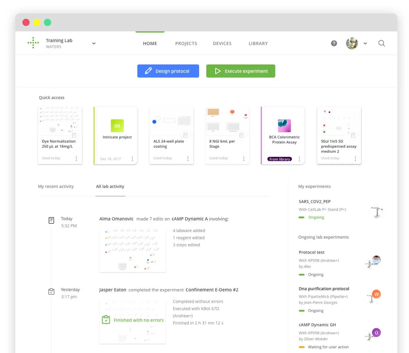 Traceability in OneLab: Tracking the Analyst’s Completion of an ...