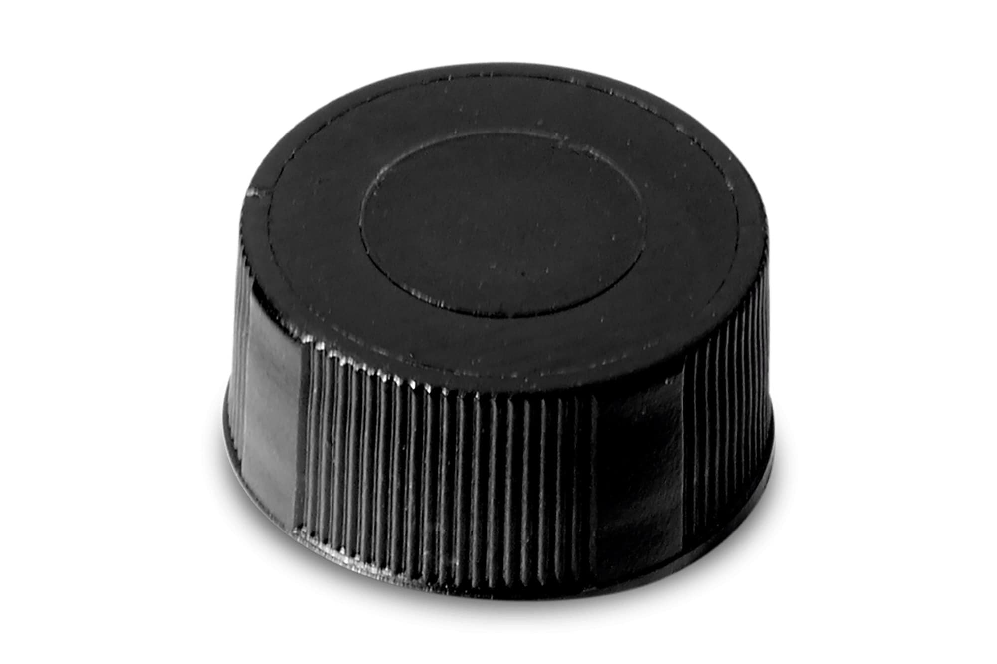 Shop Solid Black Cap with PTFE/Silicone liner | 186007187 | Waters