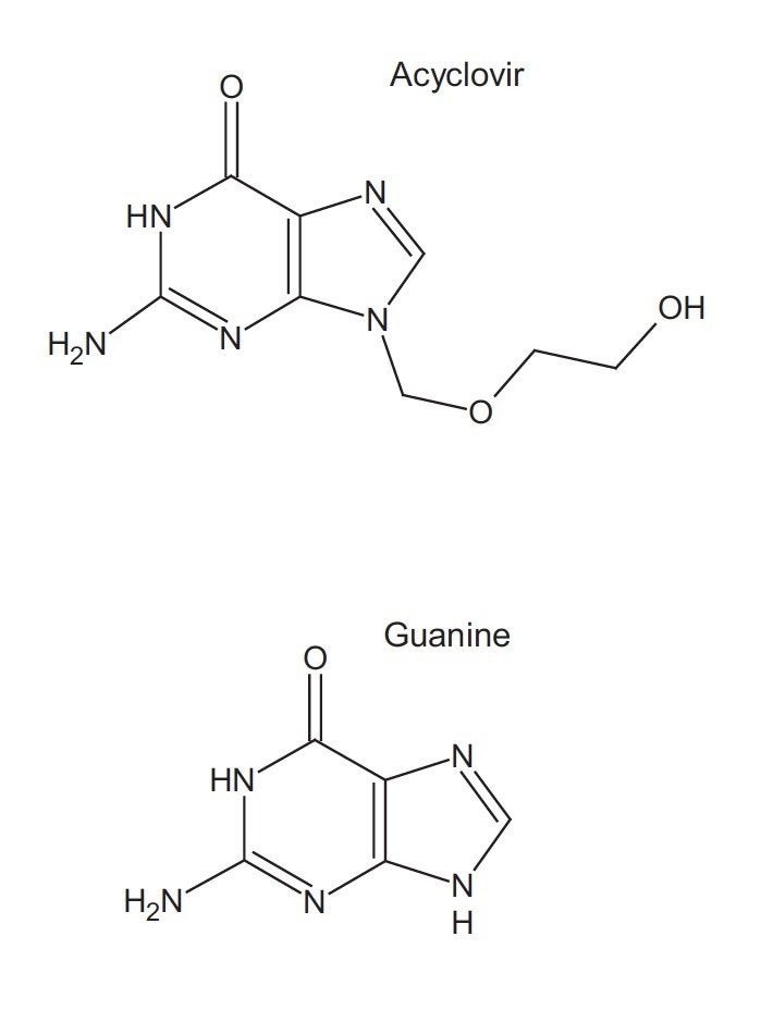 Acyclovir Structure