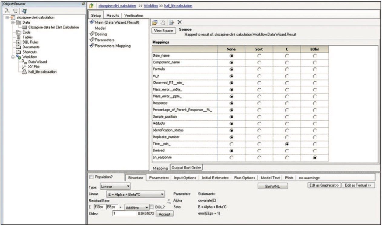 Using WinNonlin with UNIFI: Enhanced Export for the Metabolite ...