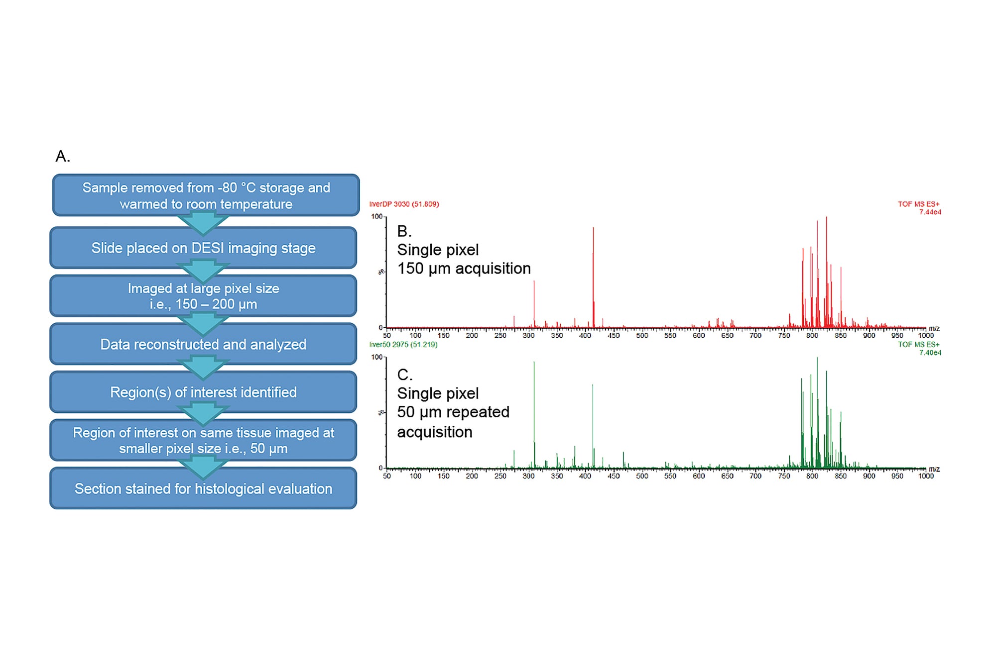 Multiple, Sequential DESI Images from a Single Tissue Section at ...