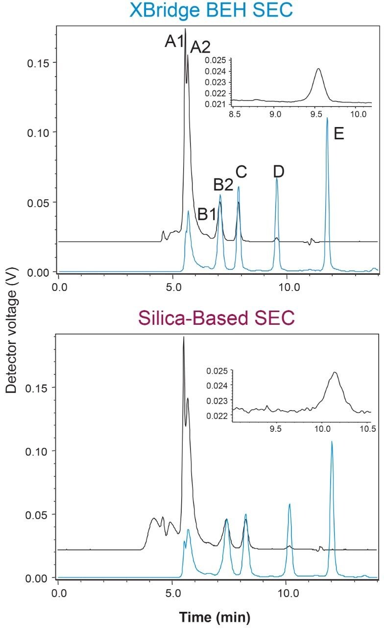 Improving SEC-MALS Data Quality with Ethylene Bridged Hybrid HPLC Size ...
