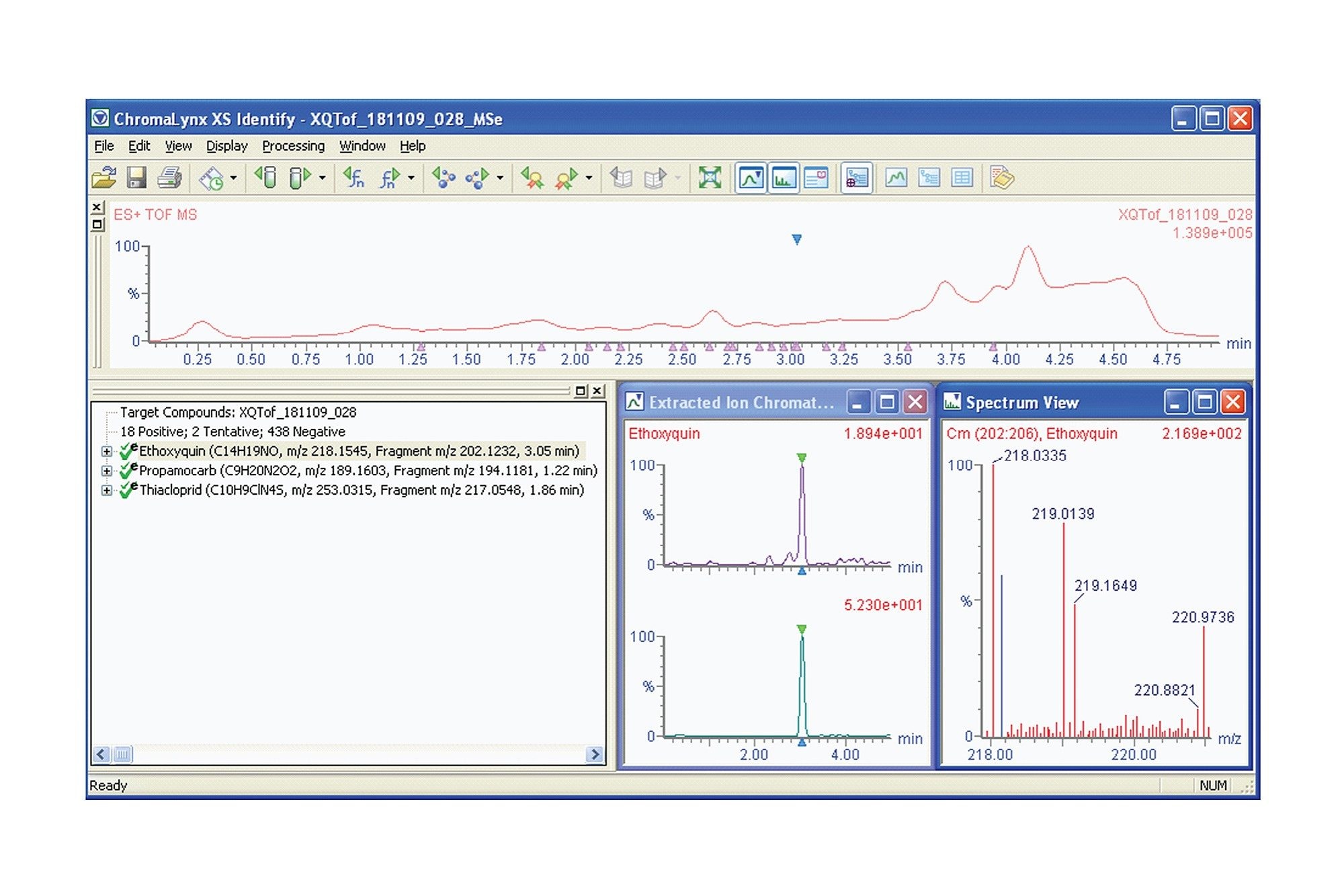 Aplicativos de alta resolução MassLynx | Software de espectrometria de ...