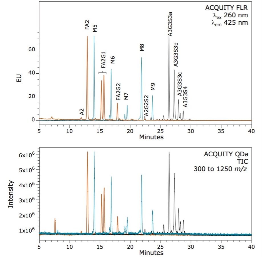 Exploiting RapiFluor-MS Labeling to Monitor Diverse N-Glycan Structures via Fluorescence and ...